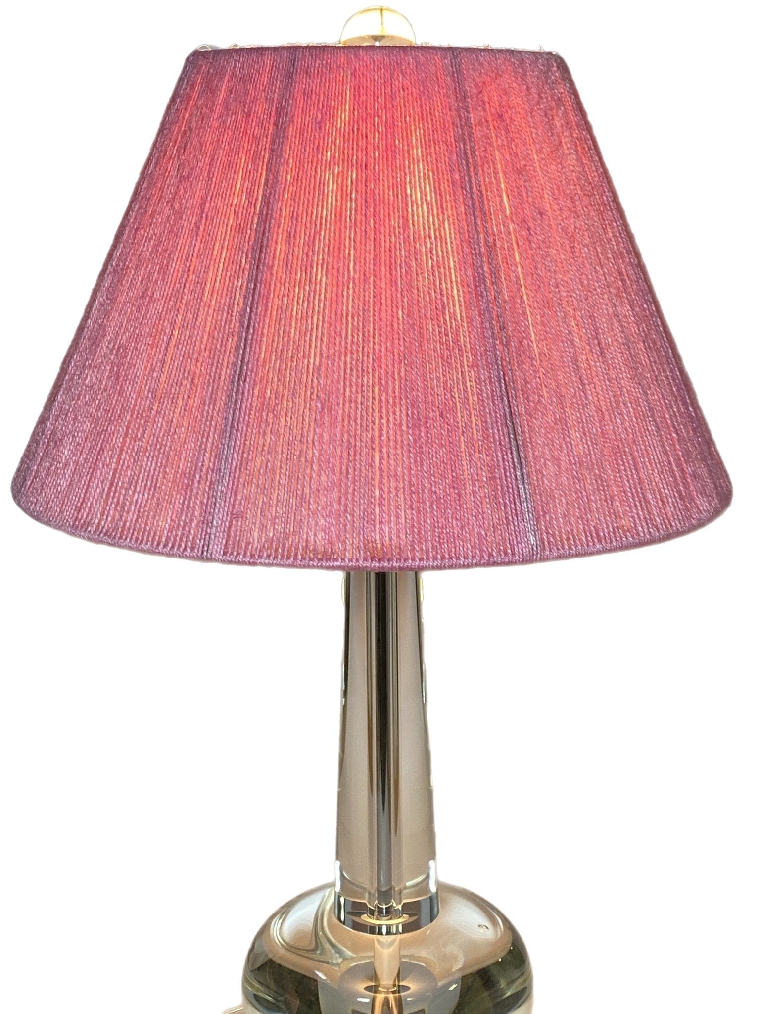 16” Haute Pink Jute String Empire Lamp Shade - Lux Lamp Shades'
