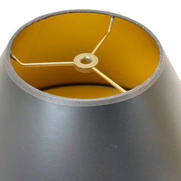 Black and Gold Paper Empire Hardback Lamp Shade Custom Sizes - Lux Lamp ...