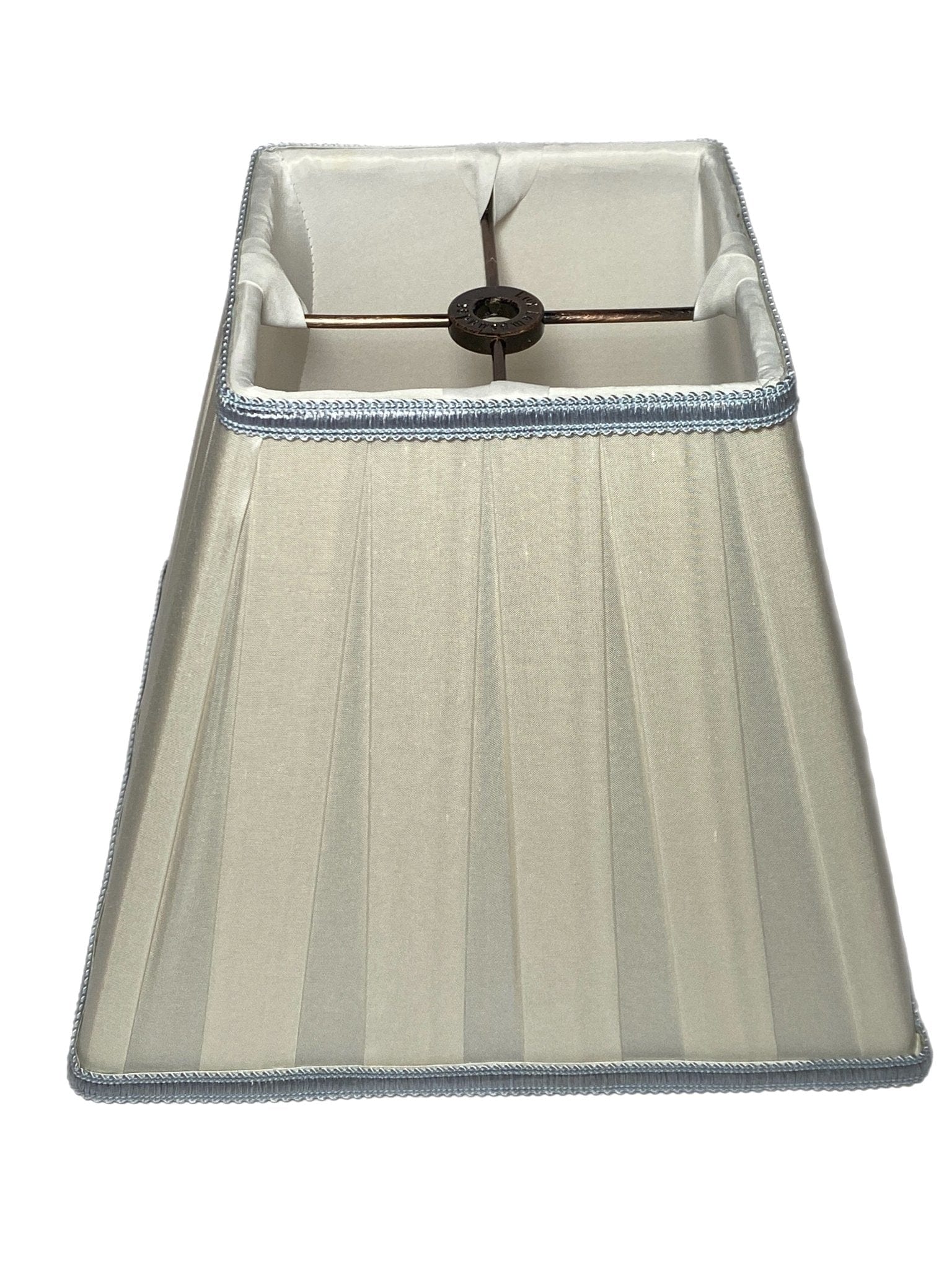 Box Pleat Square Silk Lamp Shades - Available in Two Sizes - Lux Lamp ...