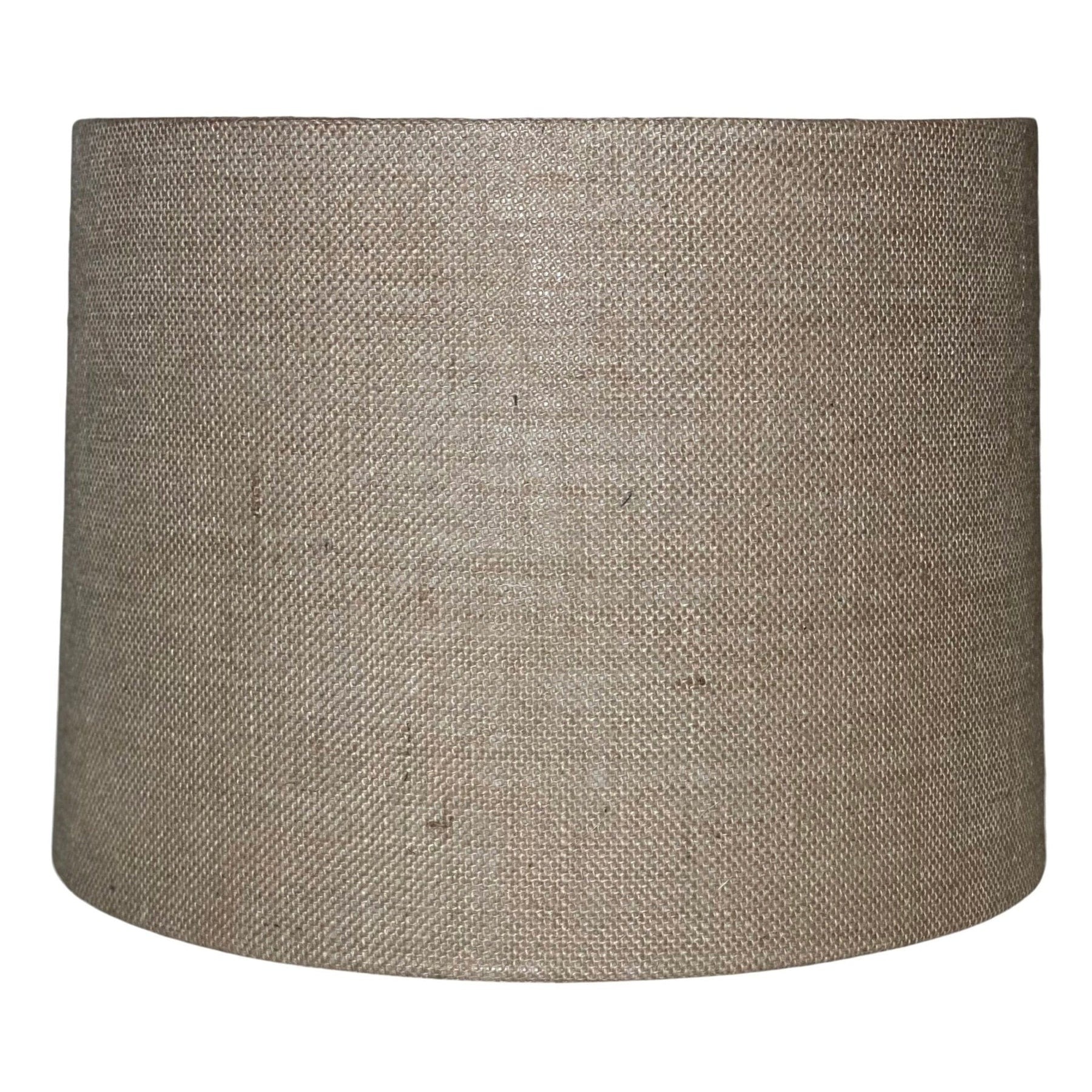Burlap Drum Hard-Back Lamp Shade - Available in Three Sizes - Lux Lamp ...