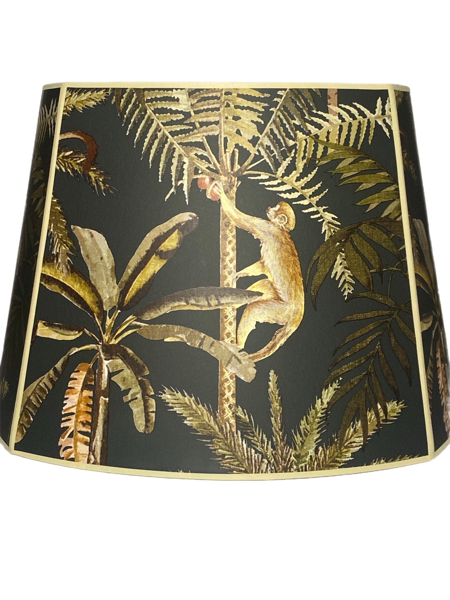 Custom Shade Made With Wallpaper - Lux Lamp Shades